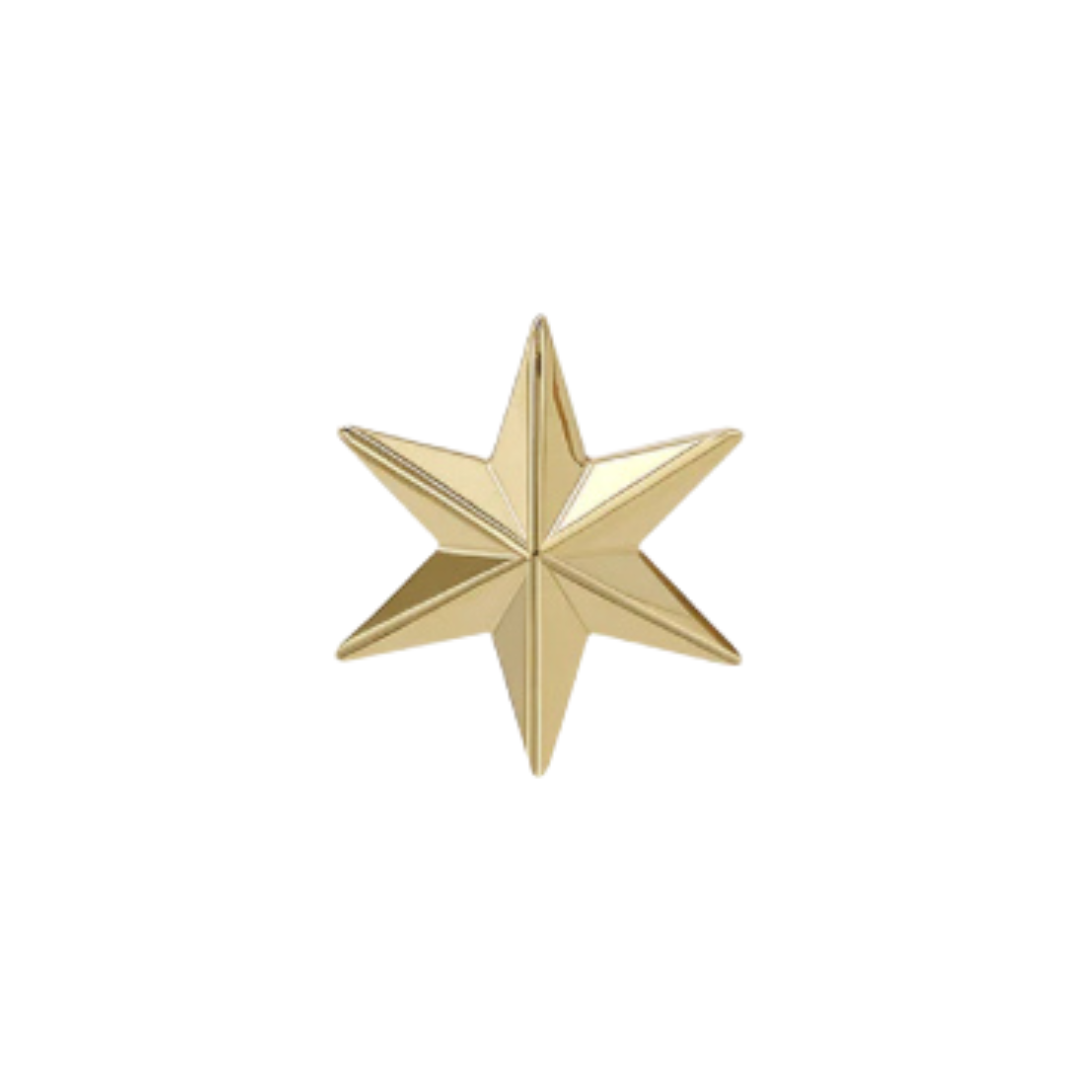 18K Gold NStar End: Luxurious and Polished Design